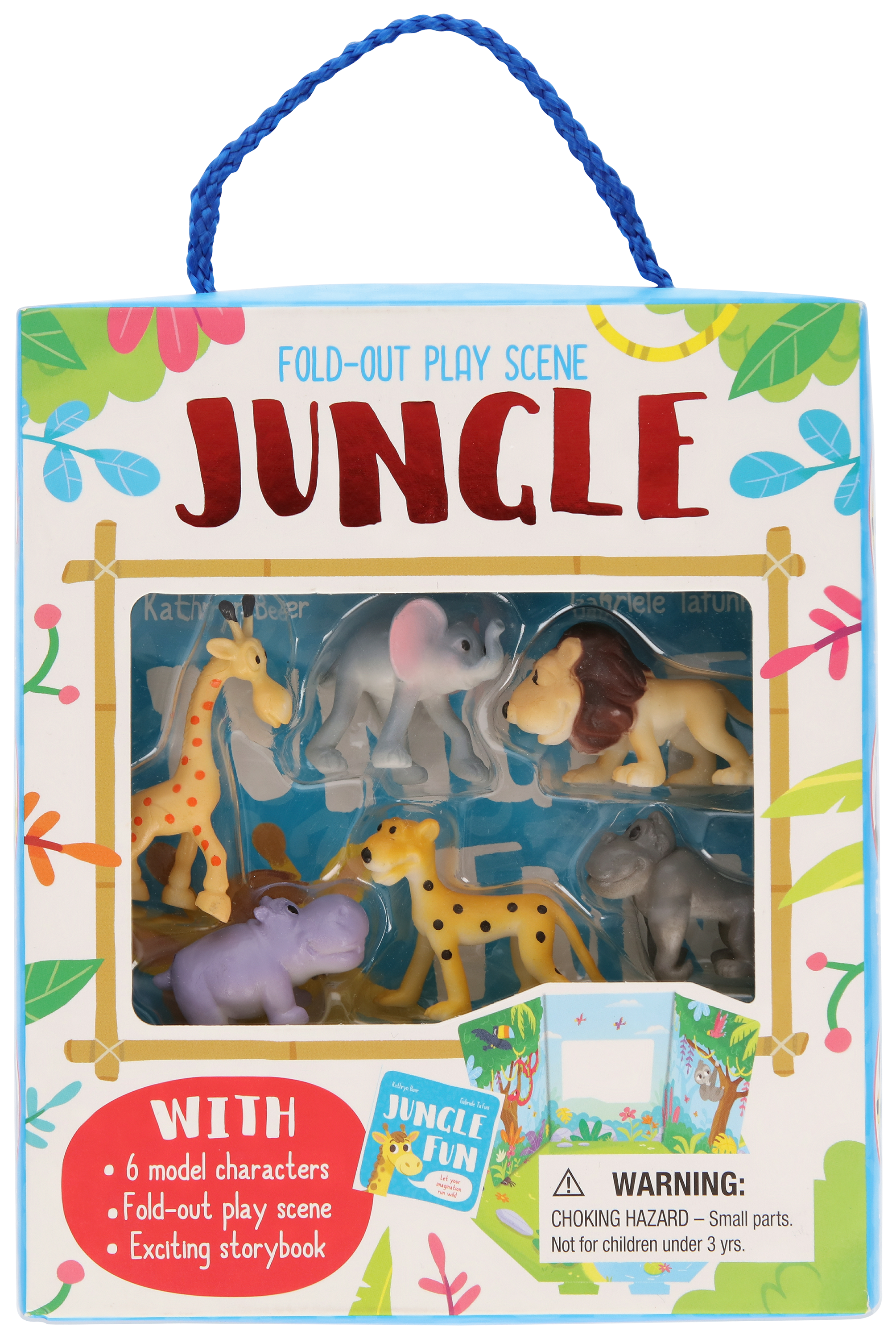 Jungle Fold-Out Play Scene Interactive Book for Kids by IglooBooks ...